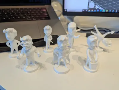Fallout Bobblehead collection by Alex.M MakerWorld: Download Free 3D Models