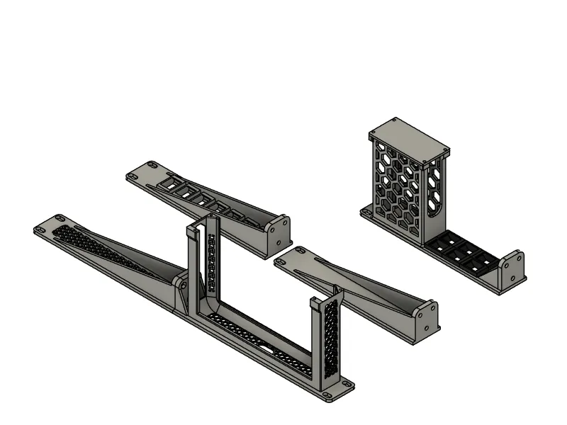 Unifi UCG-Fiber 19-inch Rack Mount - Free 3D Print Model - MakerWorld