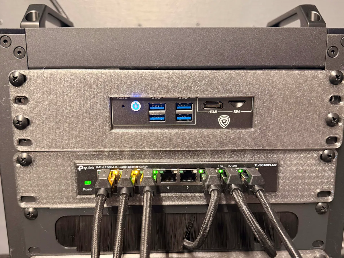 10 inch Rack mount for Protectli Vault V1410-4 - Free 3D Print Model ...