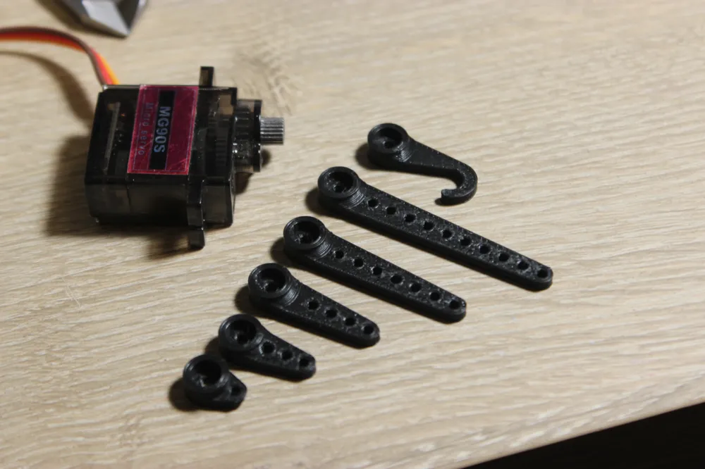 SERVO ARMS/HORN AND HOOK - Free 3D Print Model - MakerWorld