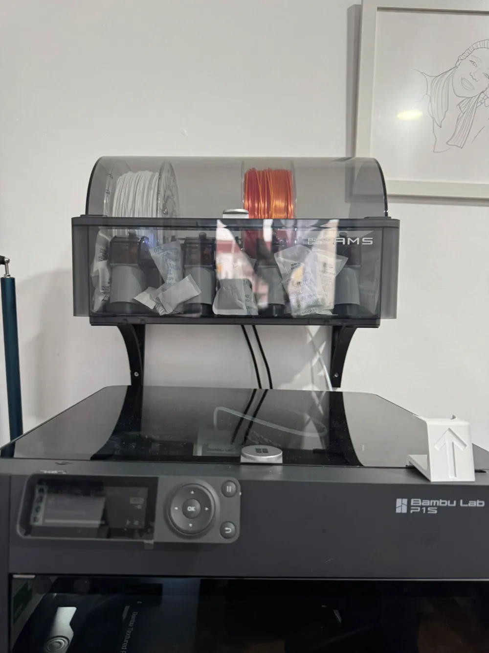 Wallmount for Bambu AMS 2024 by Dani_fernandes MakerWorld: Download Free 3D Models