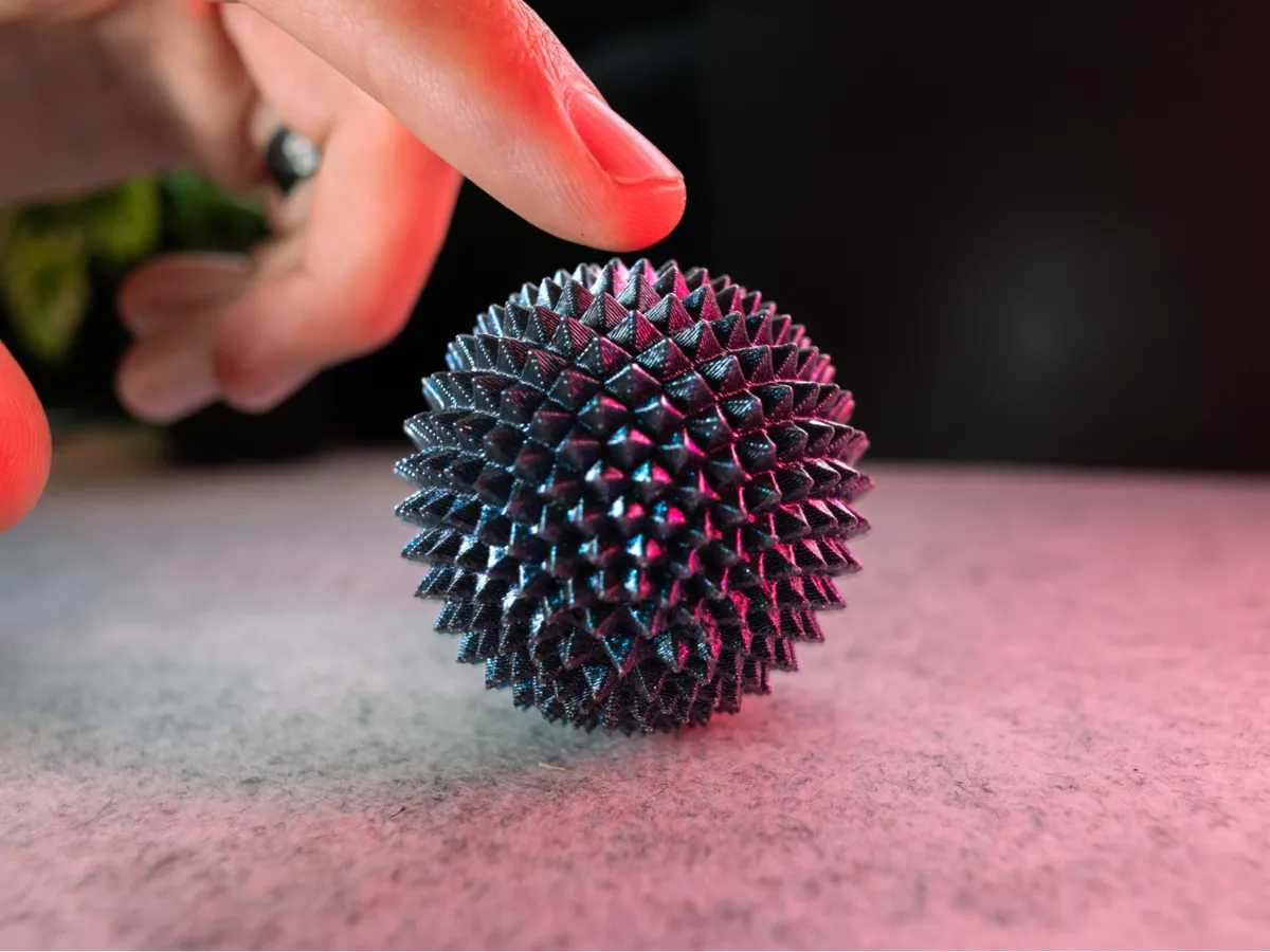 Very Spiky Sensory Fidget Sphere by Luke Edwin MakerWorld: Download ...