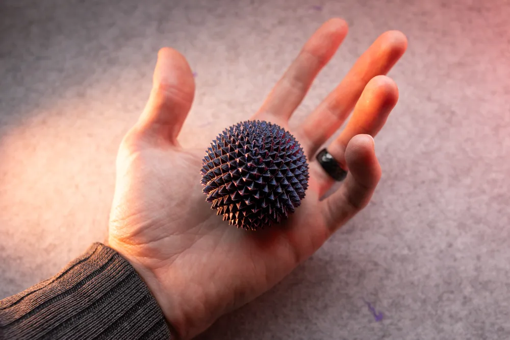 Very Spiky Sensory Fidget Sphere - Free 3D Print Model - MakerWorld