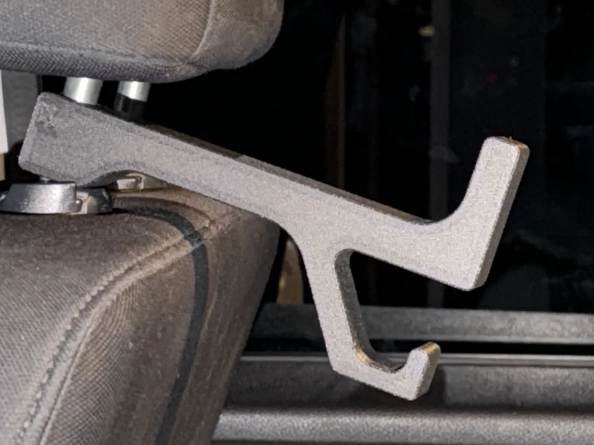 Improved Truck Headrest Hard Hat Vest Hanger - Free 3D Print Model ...