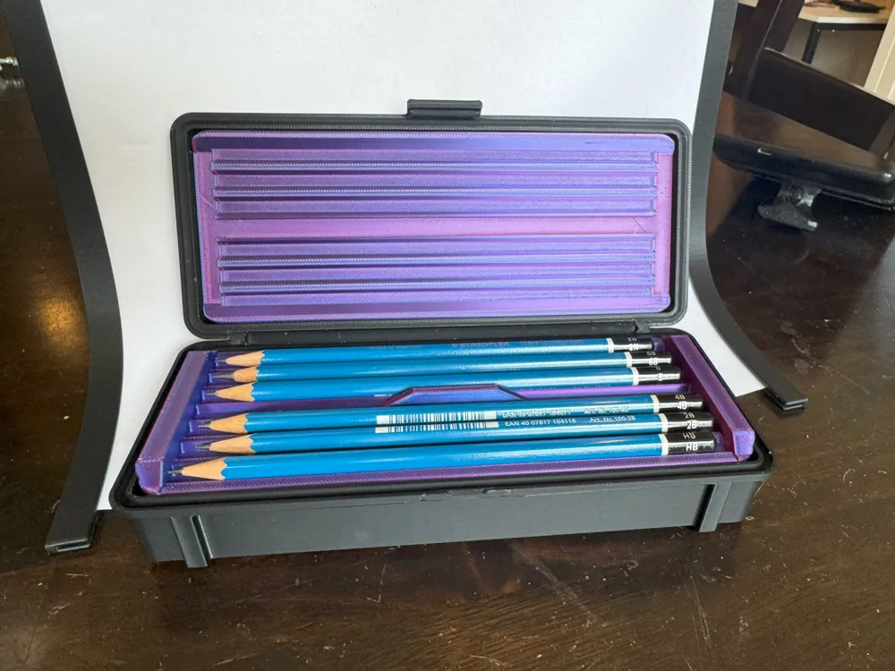 Rugged Artist Pencil Box Remixed by RedWizard MakerWorld: Download Free ...