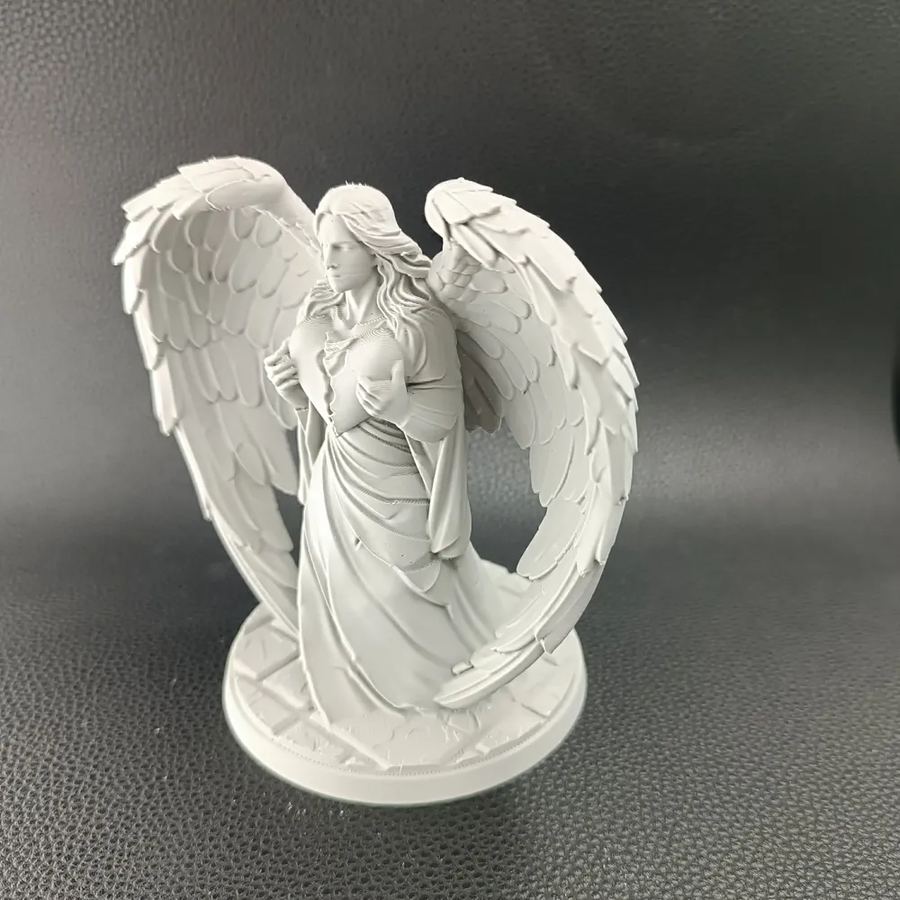 Engel der Liebe – Valentins-Herzskulptur – Kostenloses 3D-Druckmodell ...