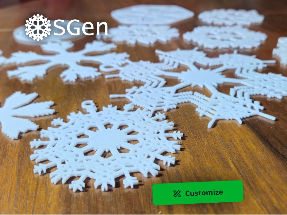 Absolute Infinite Snowflake Generator Release 2025 by Alpson MakerWorld ...