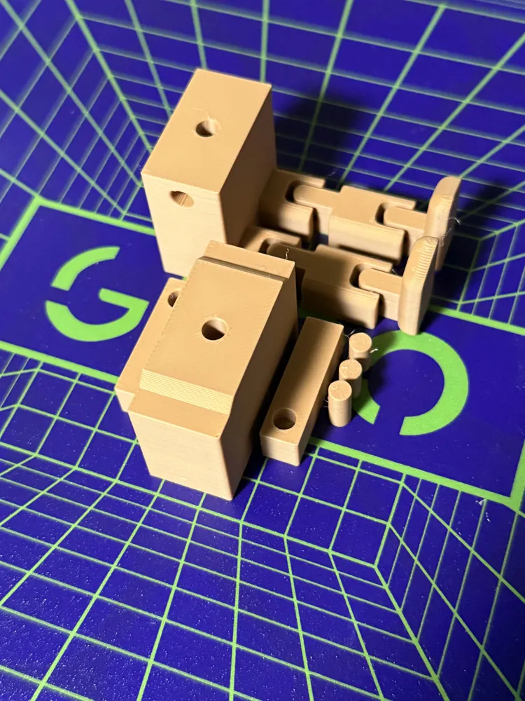 Funny figure in block style - Free 3D Print Model - MakerWorld