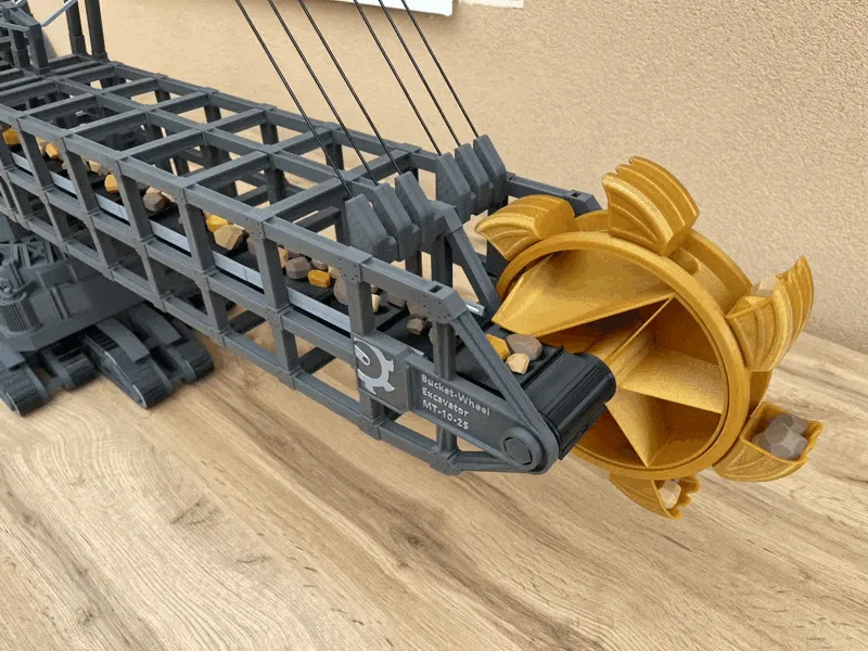 Excavatrice à godets par EngineerForge MakerWorld : Téléchargez des Modèles 3D Gratuits