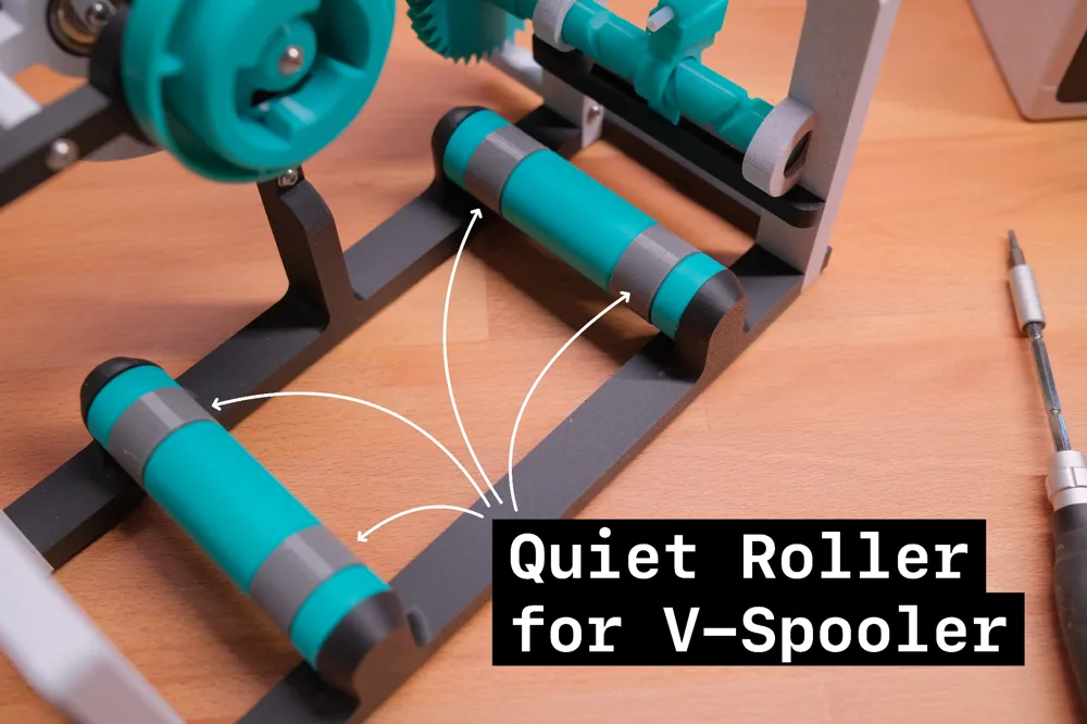 Quiet Roller for V-Spooler by K-Studio.ca - MakerWorld