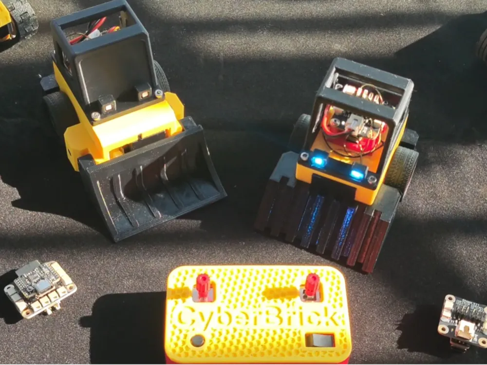 CyberBrick Remote-controlled fighting car - Free 3D Print Model ...