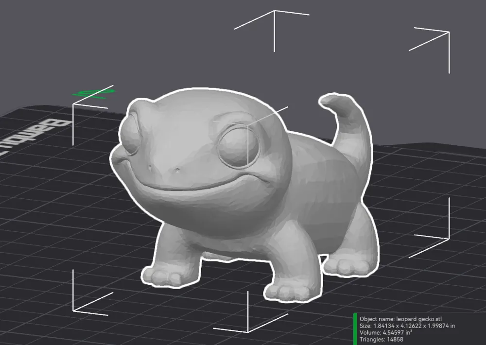 Leopard Gecko animal miniature by Pachira Planters MakerWorld: Download ...