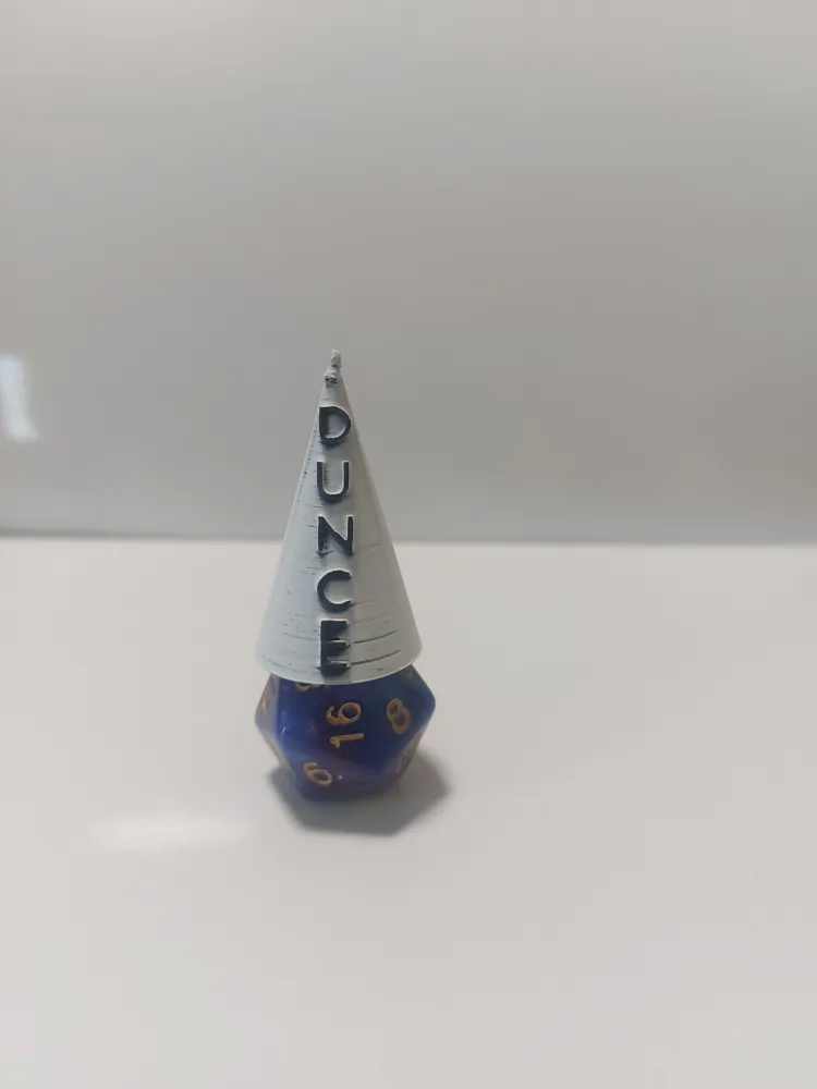 Dice Dunce Hats - D&D Pathfinder 40k Dice Jail by dungeons and wyverns ...
