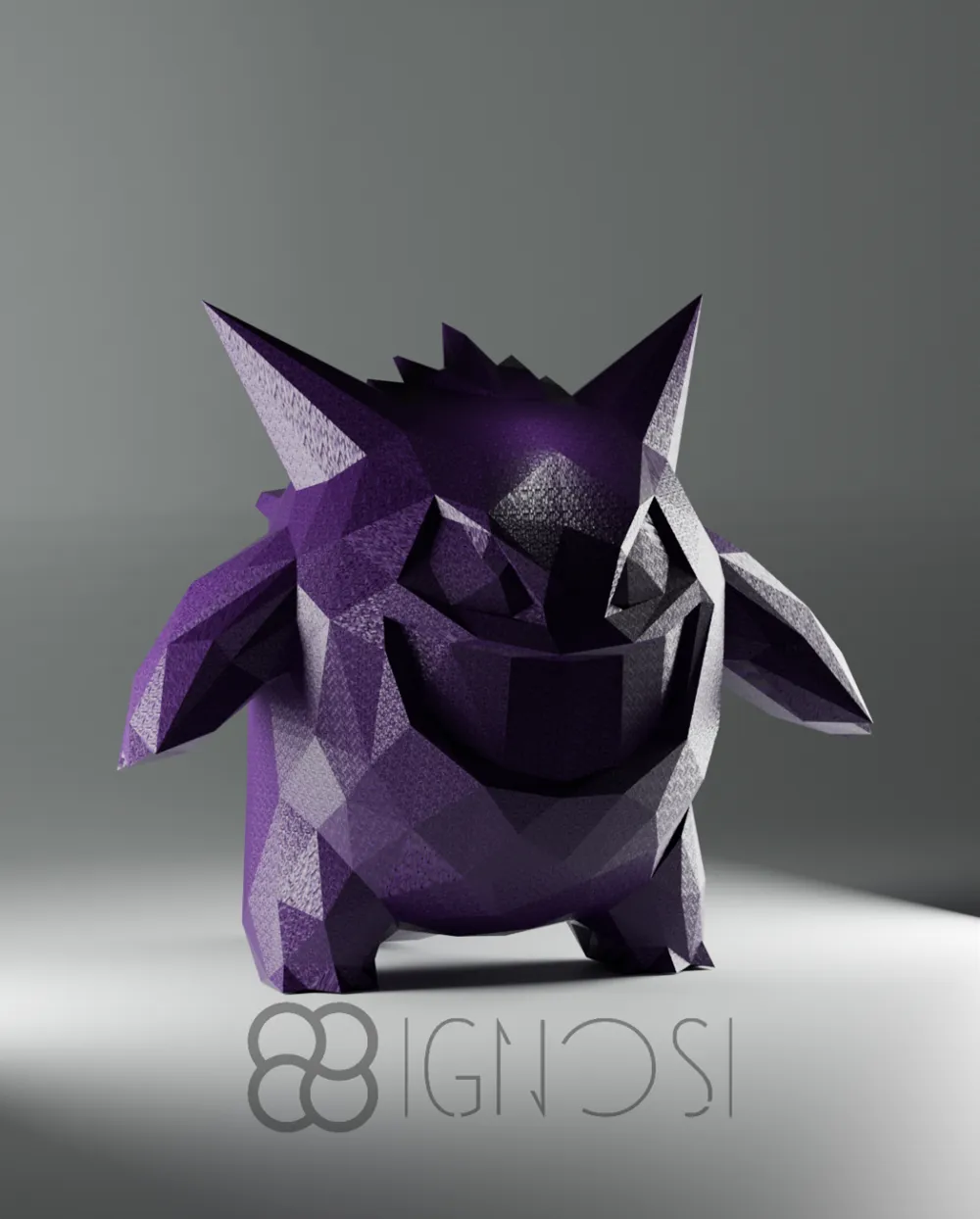 (#94) Gengar Low Poly by Ignosi MakerWorld: Download Free 3D Models