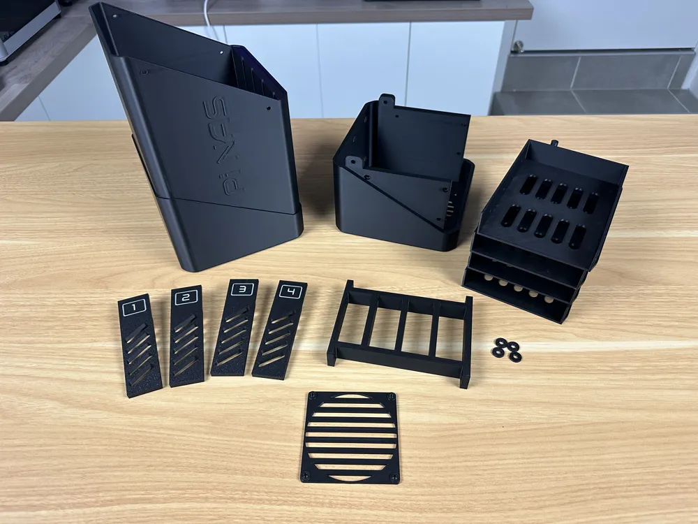 Raspberry Pi 5 Based 4-Bay NAS by mklements MakerWorld: Download Free ...