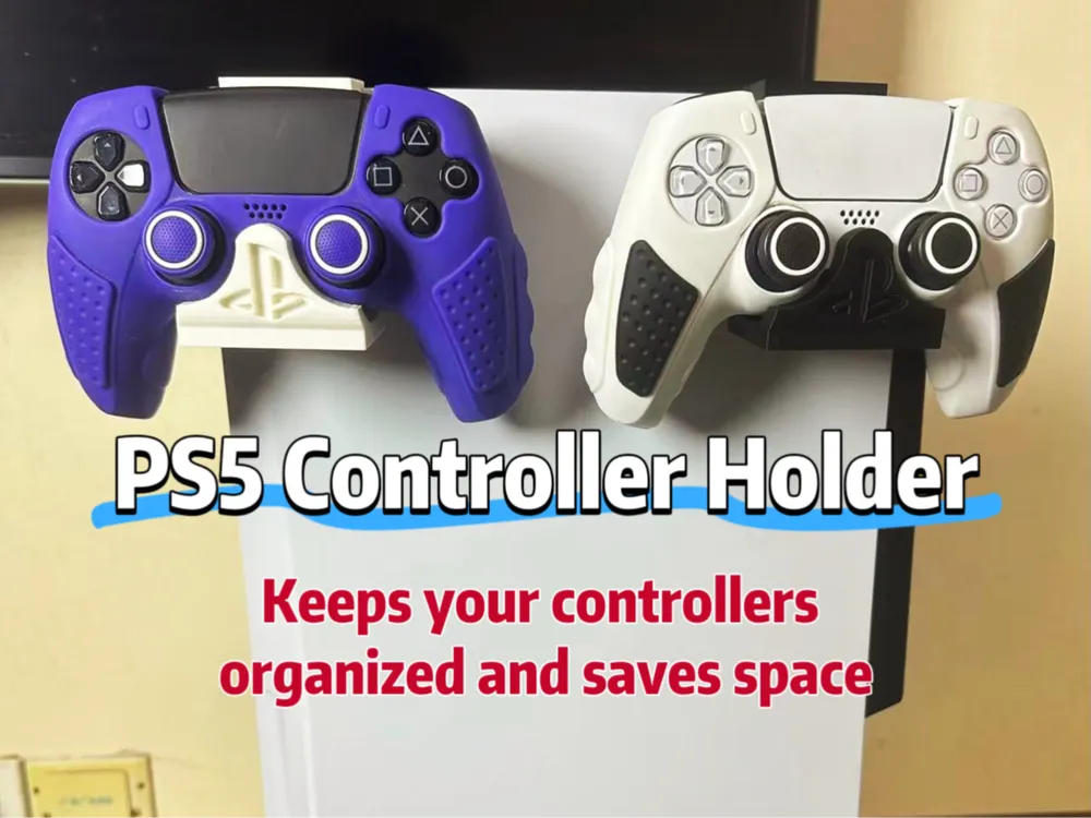 PS5 Controller Hanger - Free 3D Print Model - MakerWorld
