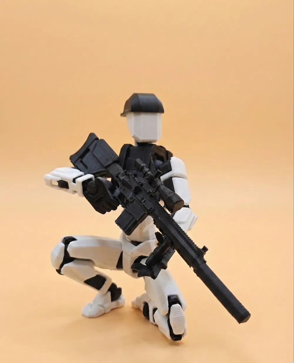 Dummy 13 HK417 DMR sniper gun - Free 3D Print Model - MakerWorld