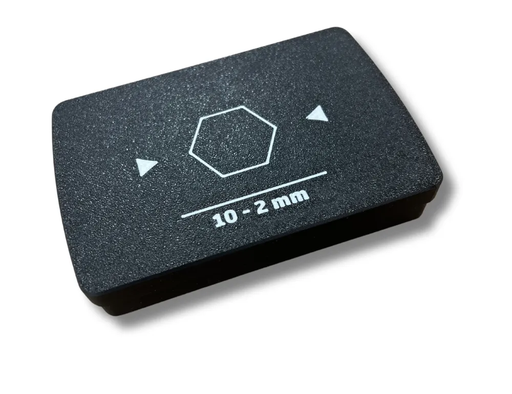 Tolerance gauge - Hex version by White Ghost ShopMakerWorld: Download ...