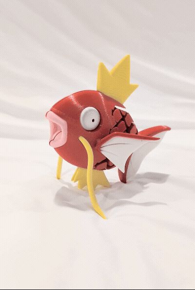 Articulated Swimming Magikarp by Bruddz MakerWorld: Download Free 3D Models