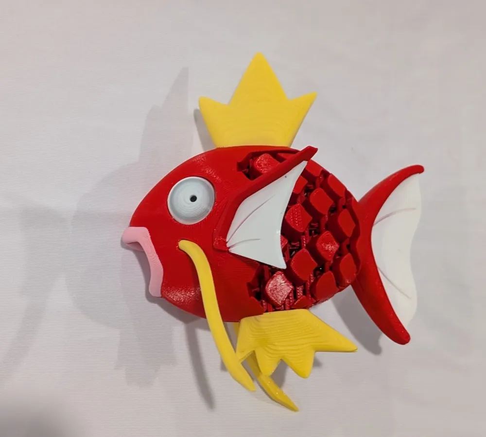 Articulated Swimming Magikarp by Bruddz MakerWorld: Download Free 3D Models