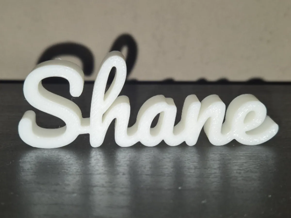 Shane Name Sign Display Decor - Free 3D Print Model - MakerWorld
