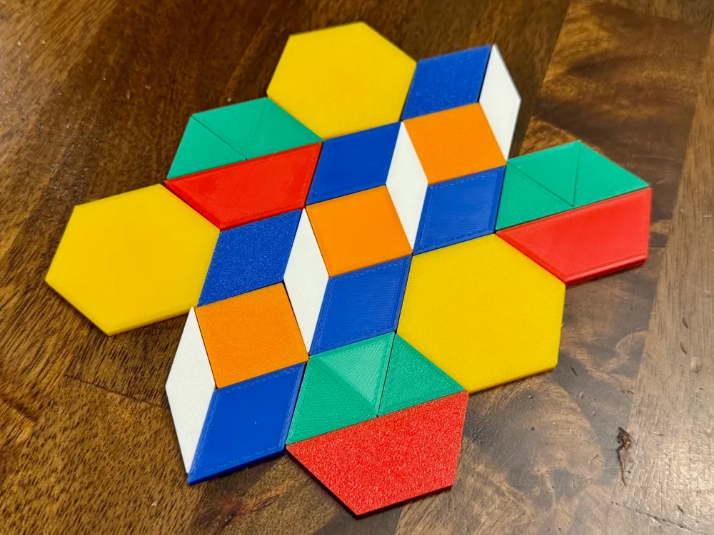 Tessellating Shapes by krayt dragonMakerWorld: Download Free 3D Models