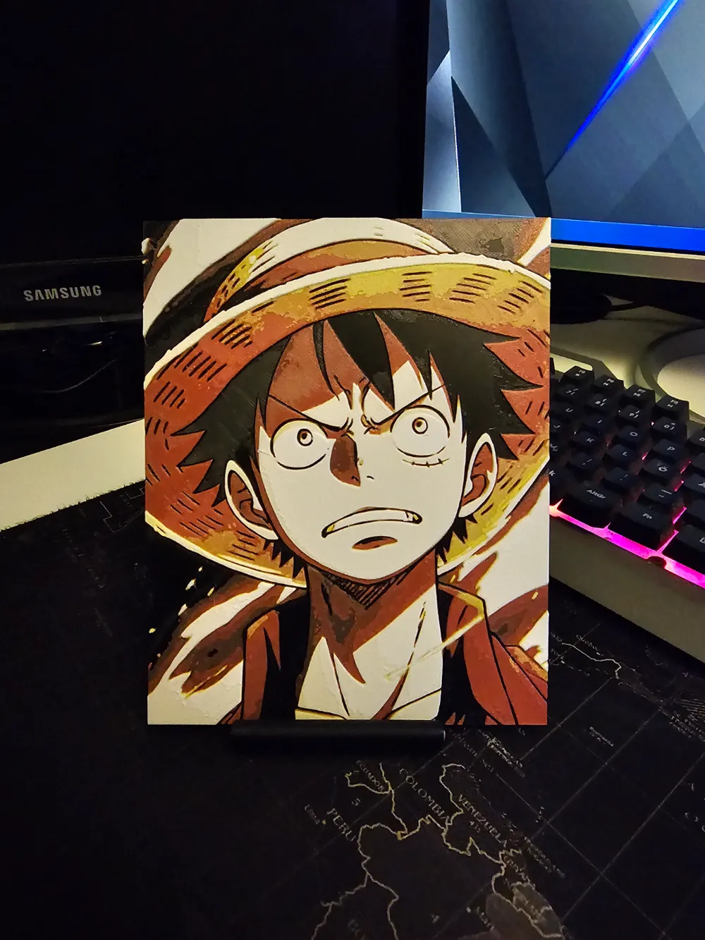 Monkey D Luffy - HueForge by Think3D - MakerWorld