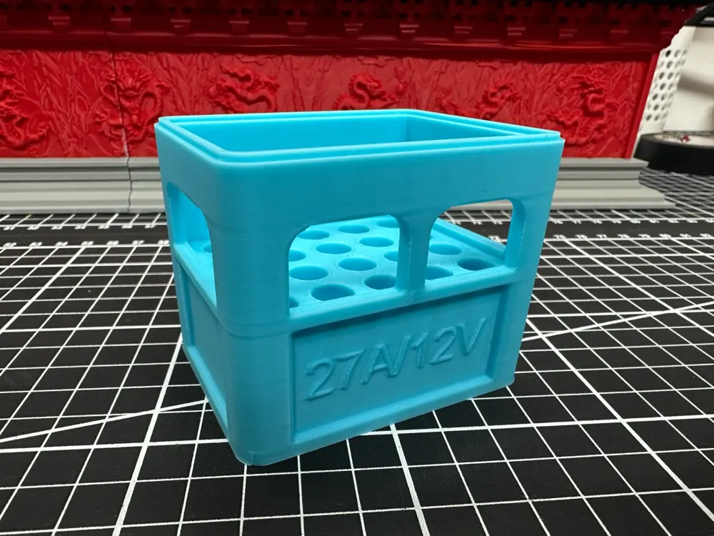 Stackable Beer Crate Battery Storage Box (51 common battery types ...