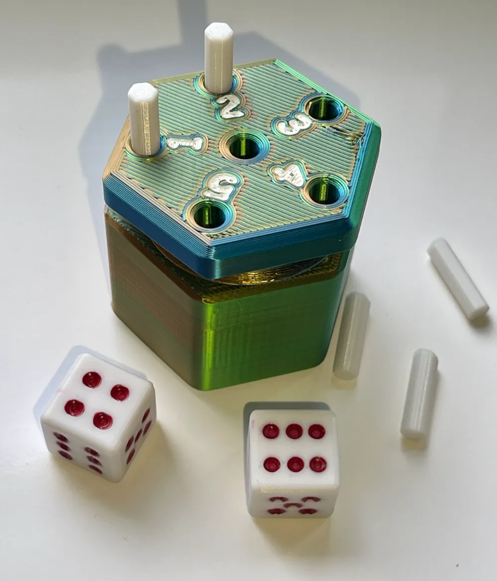 Super Six Dice Game by ToolsByDenis - MakerWorld