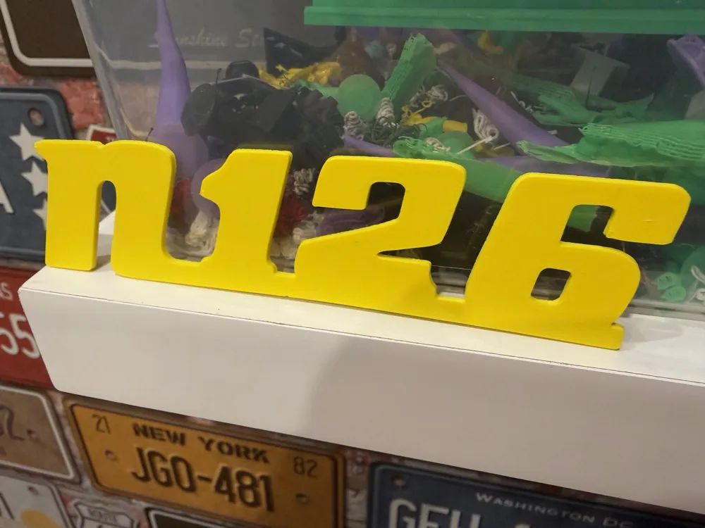 Niewiadów N126 标志 - 免费 3D 打印模型 - MakerWorld