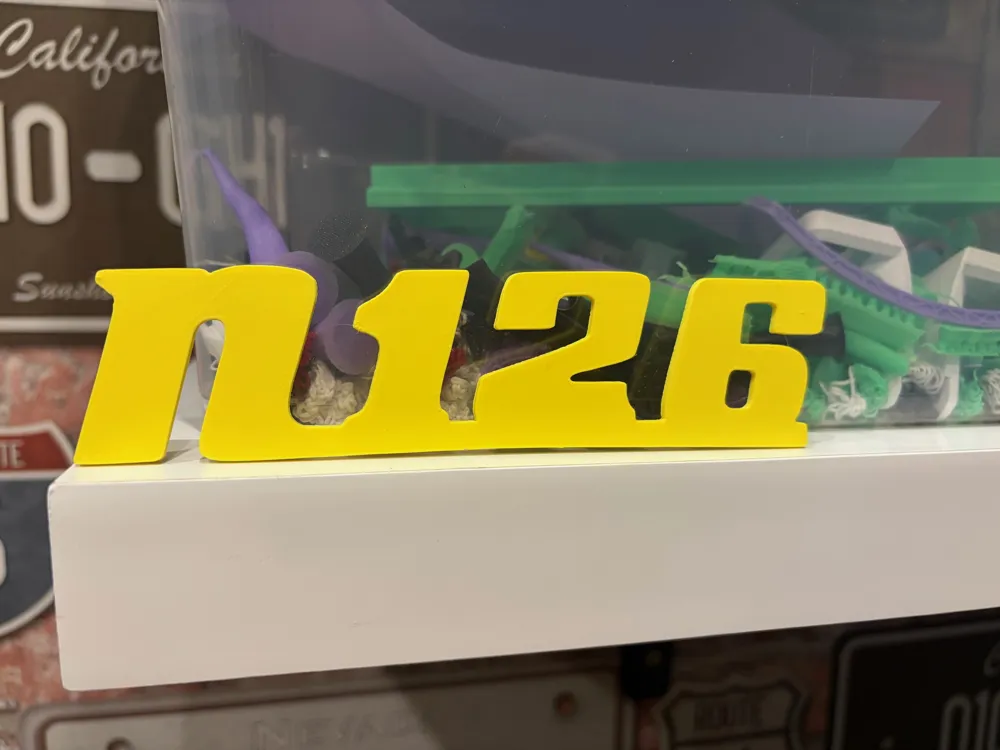 Niewiadów N126 标志 - 免费 3D 打印模型 - MakerWorld