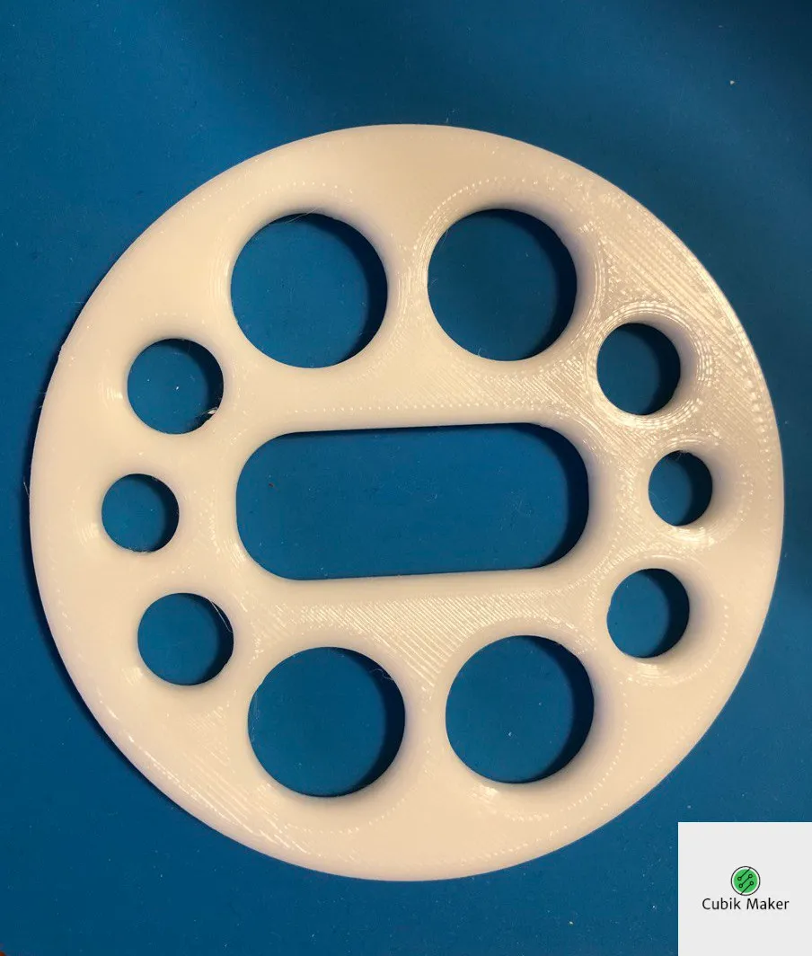 Spool protection disc for external spool holder by Cubik Maker - MakerWorld