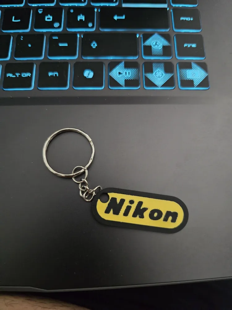 Nikon Logo Camera Keychain Art by FRANKIE 3D PRINT MakerWorld: Download ...
