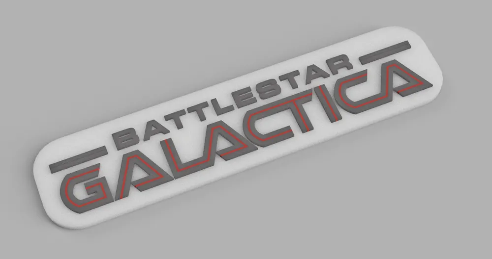 Battlestar Galactica Badge Multicolor By Kiloler Makerworld
