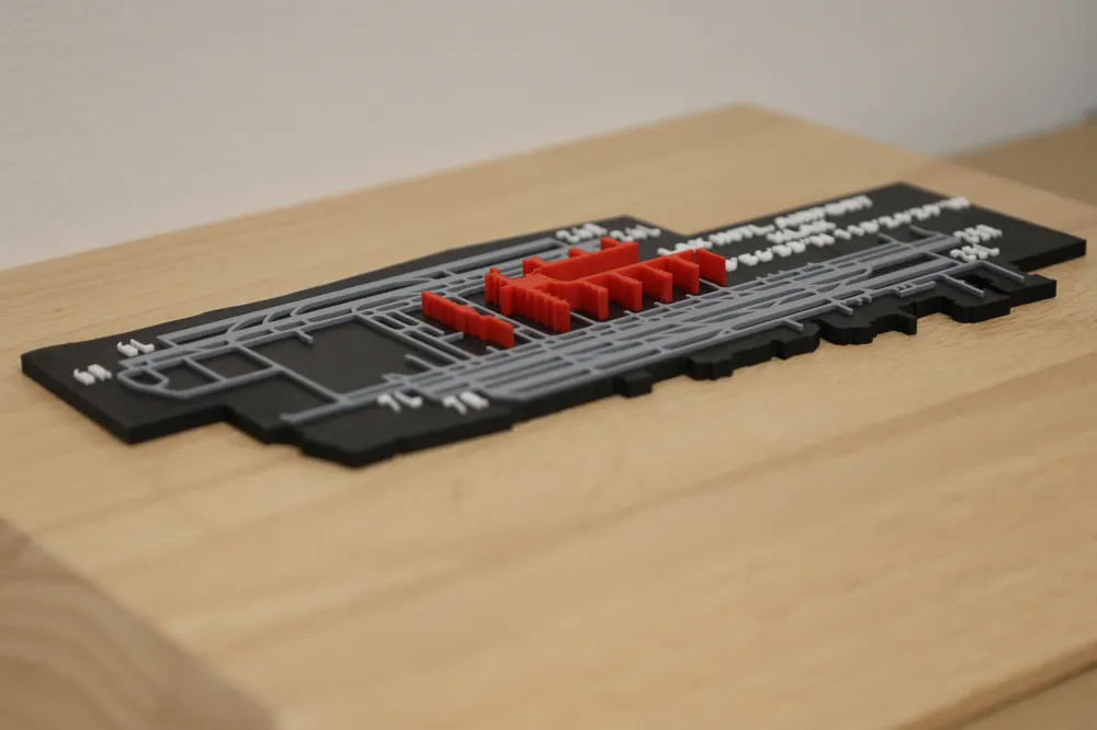 Los Angeles Intl. Airport (KLAX / LAX) - Free 3D Print Model - MakerWorld