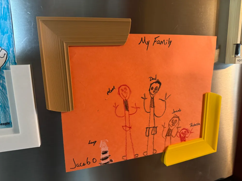 Fridge Frames - Display Your Child's Artwork by Subton - MakerWorld