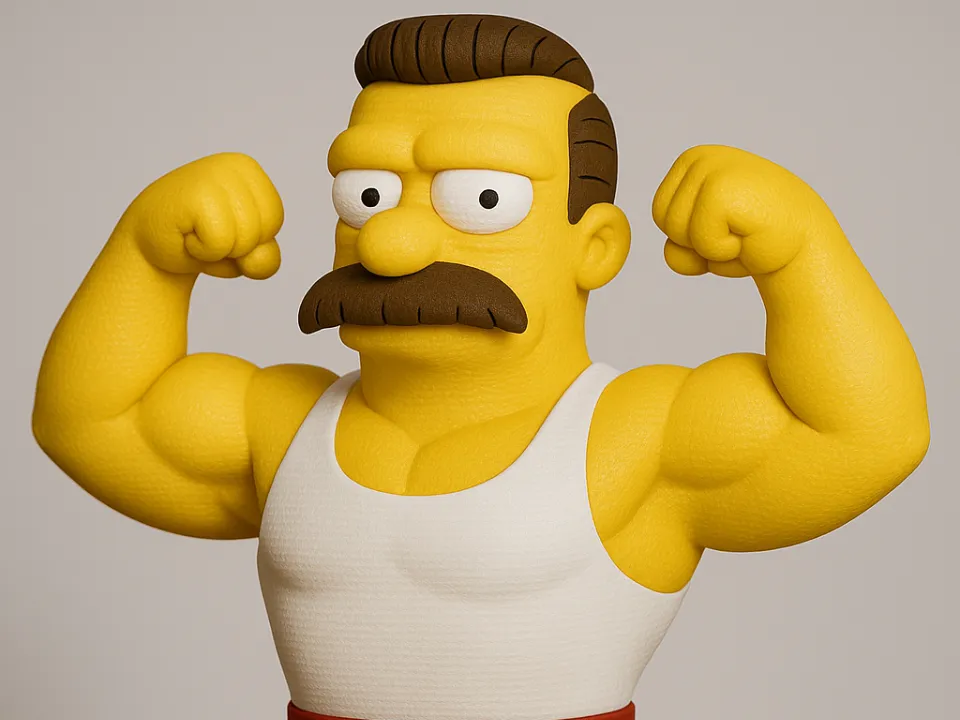 Strong Man - The Simpsons - Adorable Model by Pablo Printcasco ...