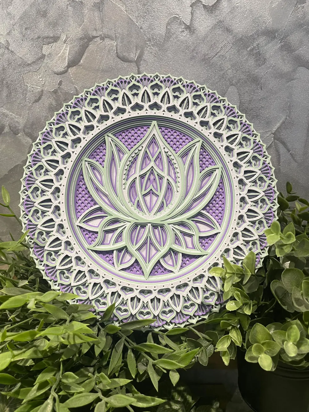 Customizable Layered Mandala by Remy DiTMakerWorld: Download Free 3D Models