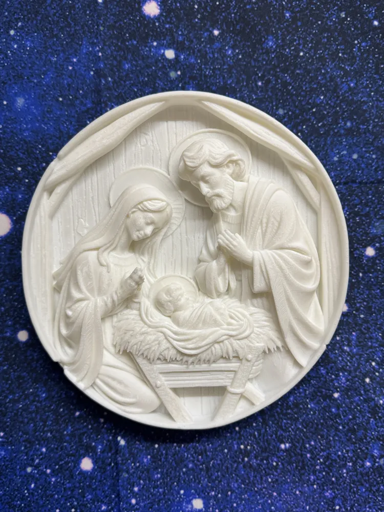 Nativity Scene Wall Decor - Free 3D Print Model - MakerWorld