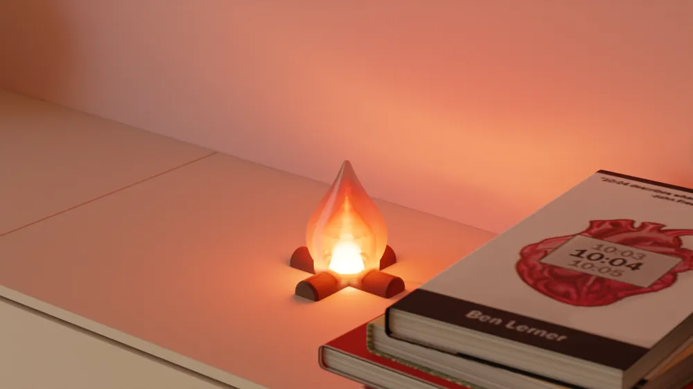 Campfire Lamp. Mini Led campfire desktop light by Abstractia Design ...