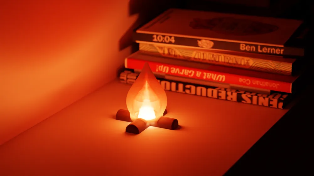 Campfire Lamp. Mini Led campfire desktop light by Abstractia Design ...