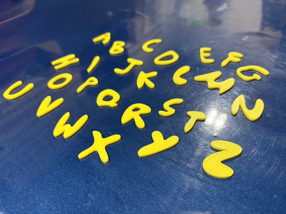 Puffy Alphabet Letters by Moose - MakerWorld