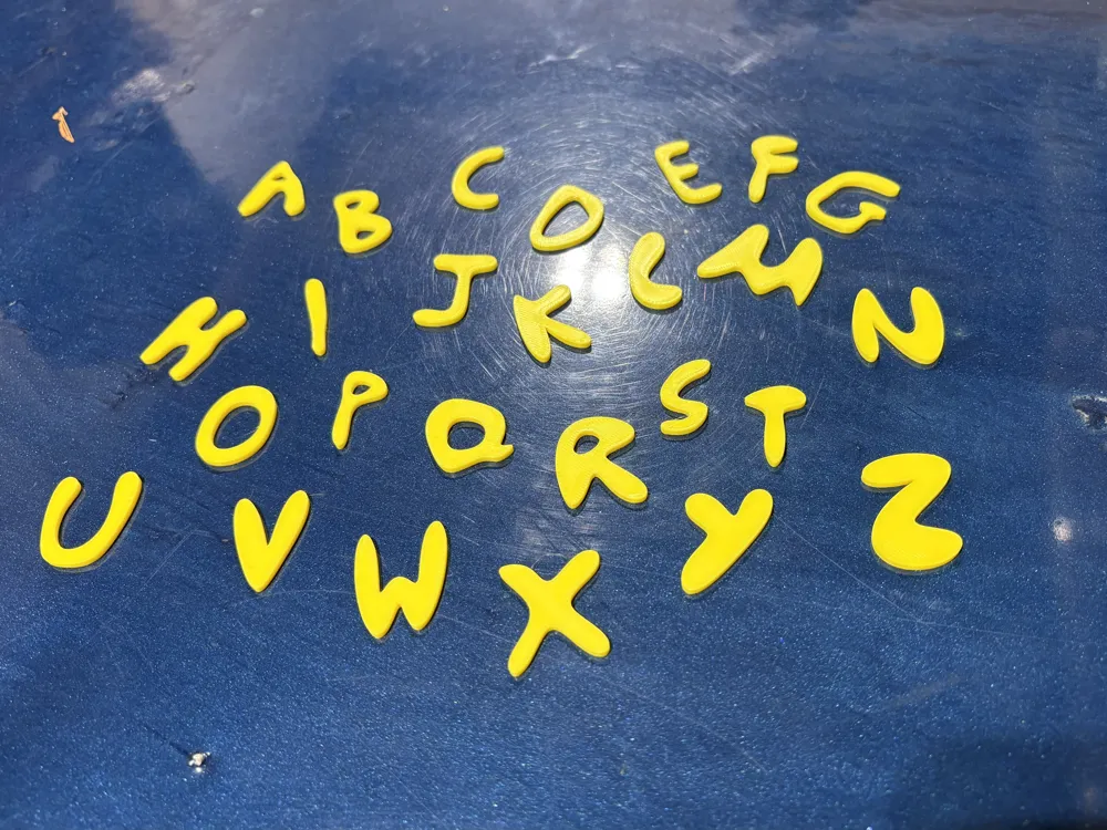 Puffy Alphabet Letters by Moose - MakerWorld