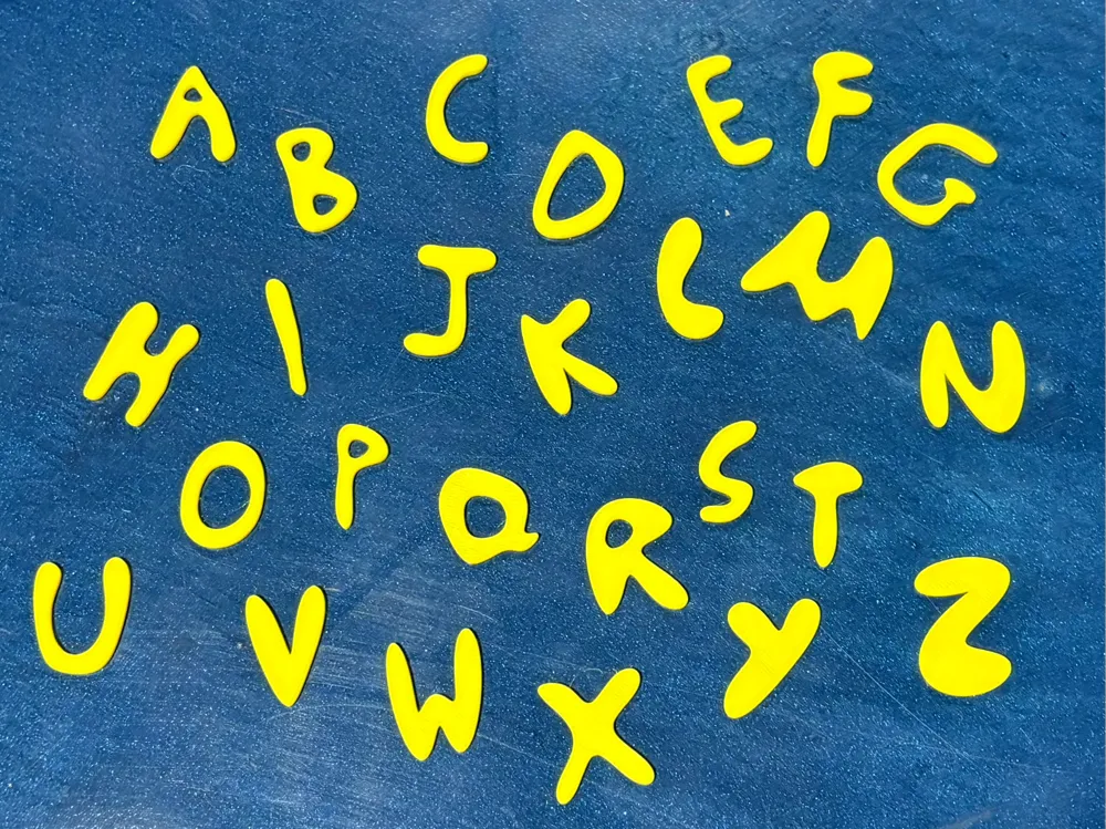 Puffy Alphabet Letters by Moose - MakerWorld