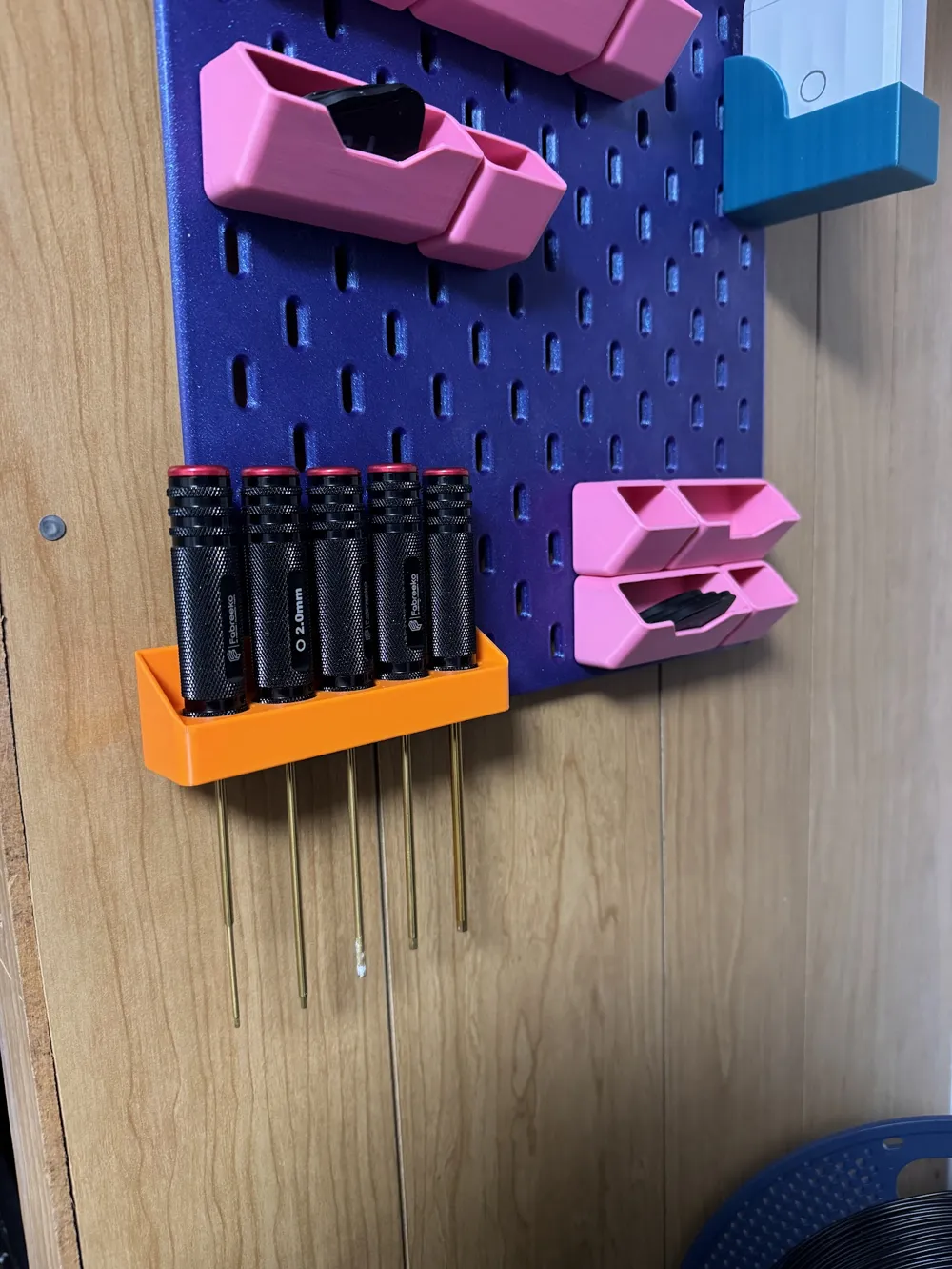 5 Hex Screwdriver Skadis holder - Free 3D Print Model - MakerWorld