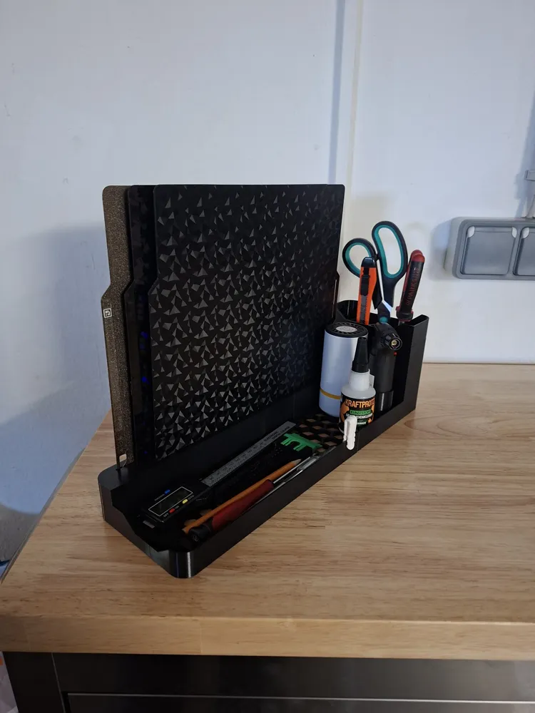 Storage compartment tools and build plate holder - Free 3D Print Model ...
