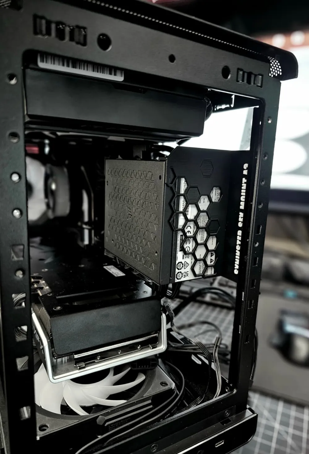 OLD:v1 Lian Li A3 SFX Power Supply Side Case Mount - Free 3D Print ...