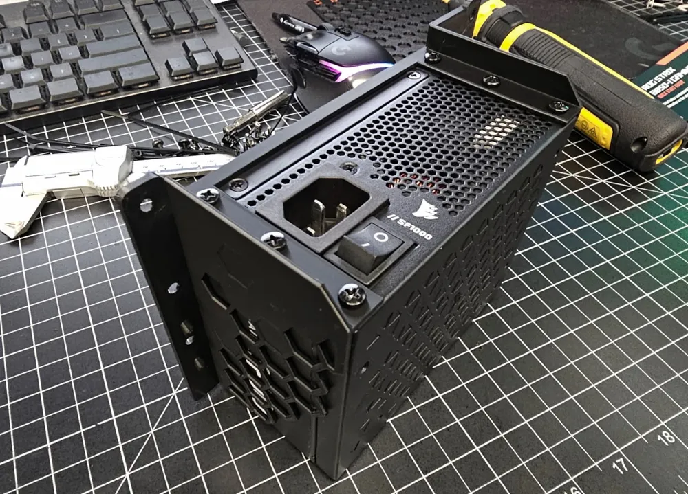 OLD:v1 Lian Li A3 SFX Power Supply Side Case Mount - Free 3D Print ...