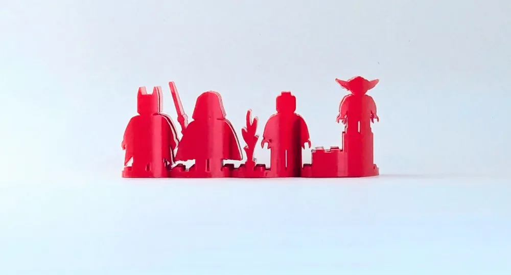 LEGOS Dual angle sculpture (Legos compatible) by Elijah MakerWorld ...