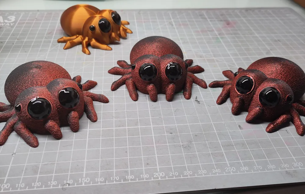 Cute Spider - magnetic shoulder companion (Bitsy) - Free 3D Print Model ...